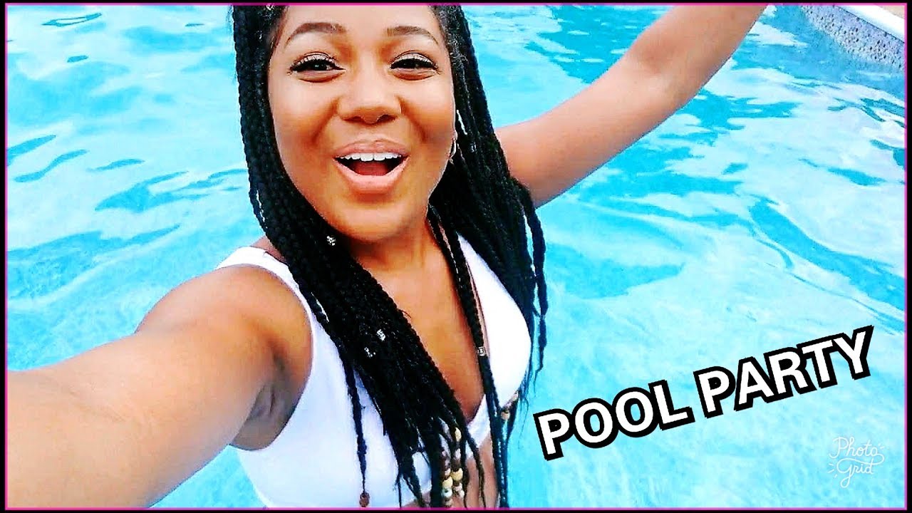 LIT POOL PARTY🏊🏾‍♀️ & FIGHT PARTY!🥊 - YouTube