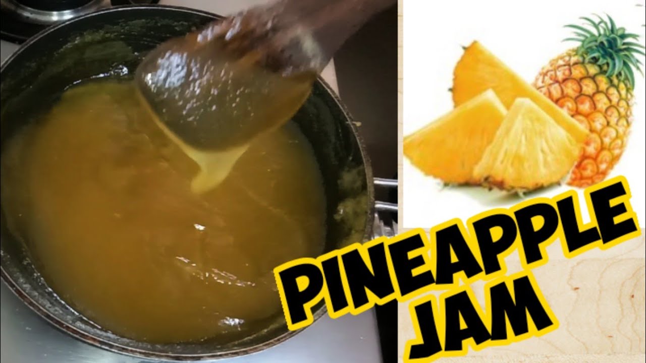 Pineapple or Ananus fruit Jam. Quick, tasty and healthy home made ...