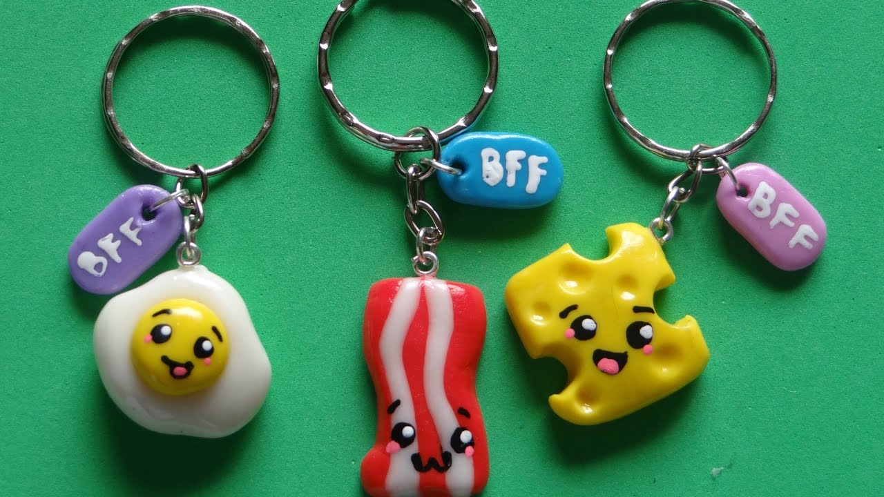 Llaveros Mejores Amigas (Porcelana Fria) / Bff Charms (Cold Porcelain ...