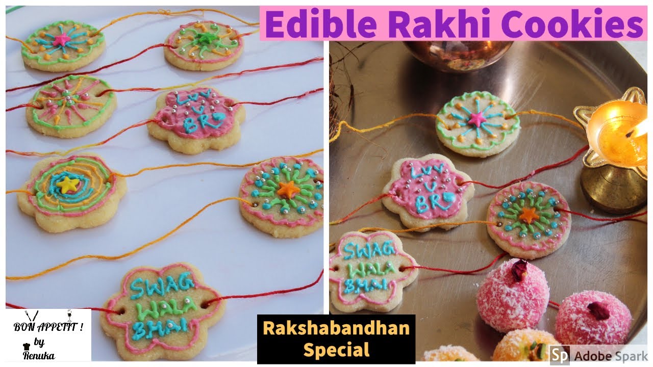 Edible Rakhi Cookies| How to make Rakhi | Rakshabandhan Special recipe ...