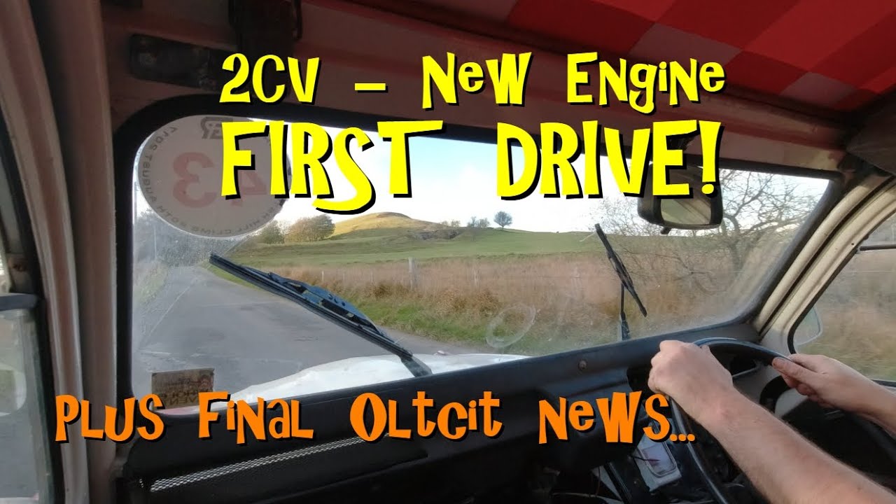 2CV: First drive on new engine, Oltcits gone! - YouTube