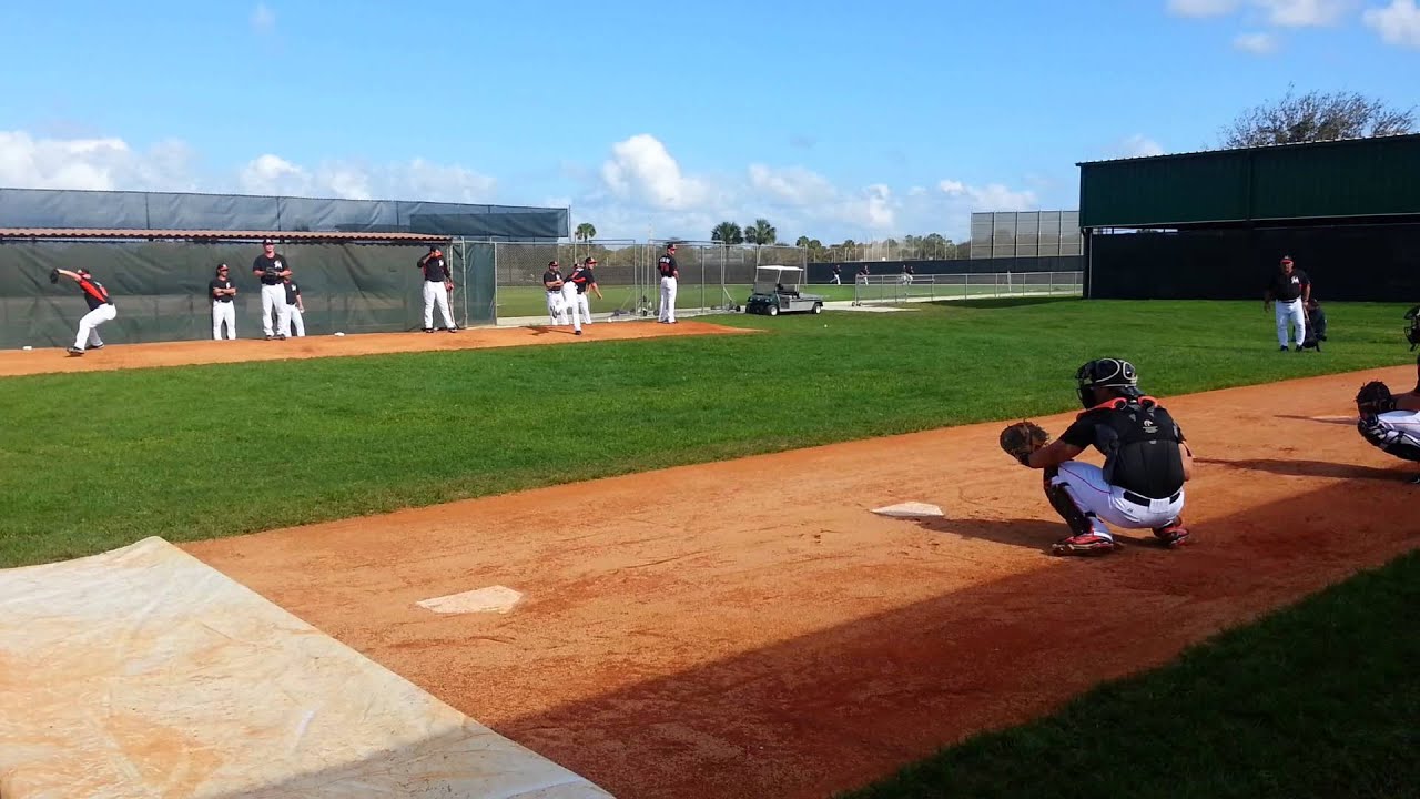 Marlins video: Prospect Colby Suggs bullpen session - YouTube