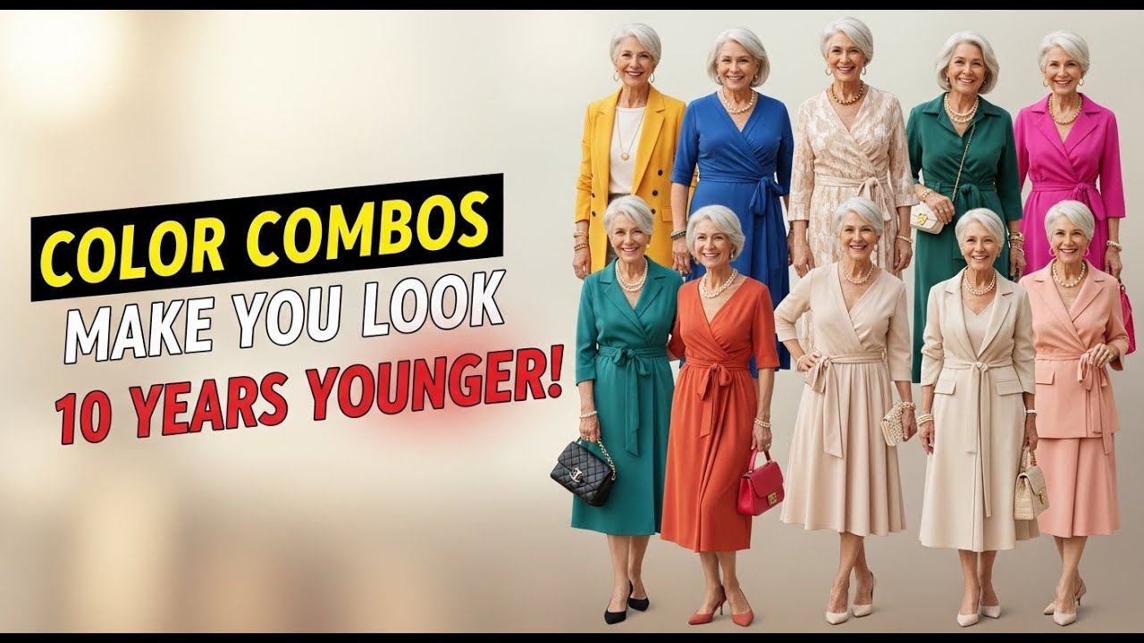 8 COLOR COMBINATIONS That Make Older WOMEN Look EXPENSIVE, Younger and ...