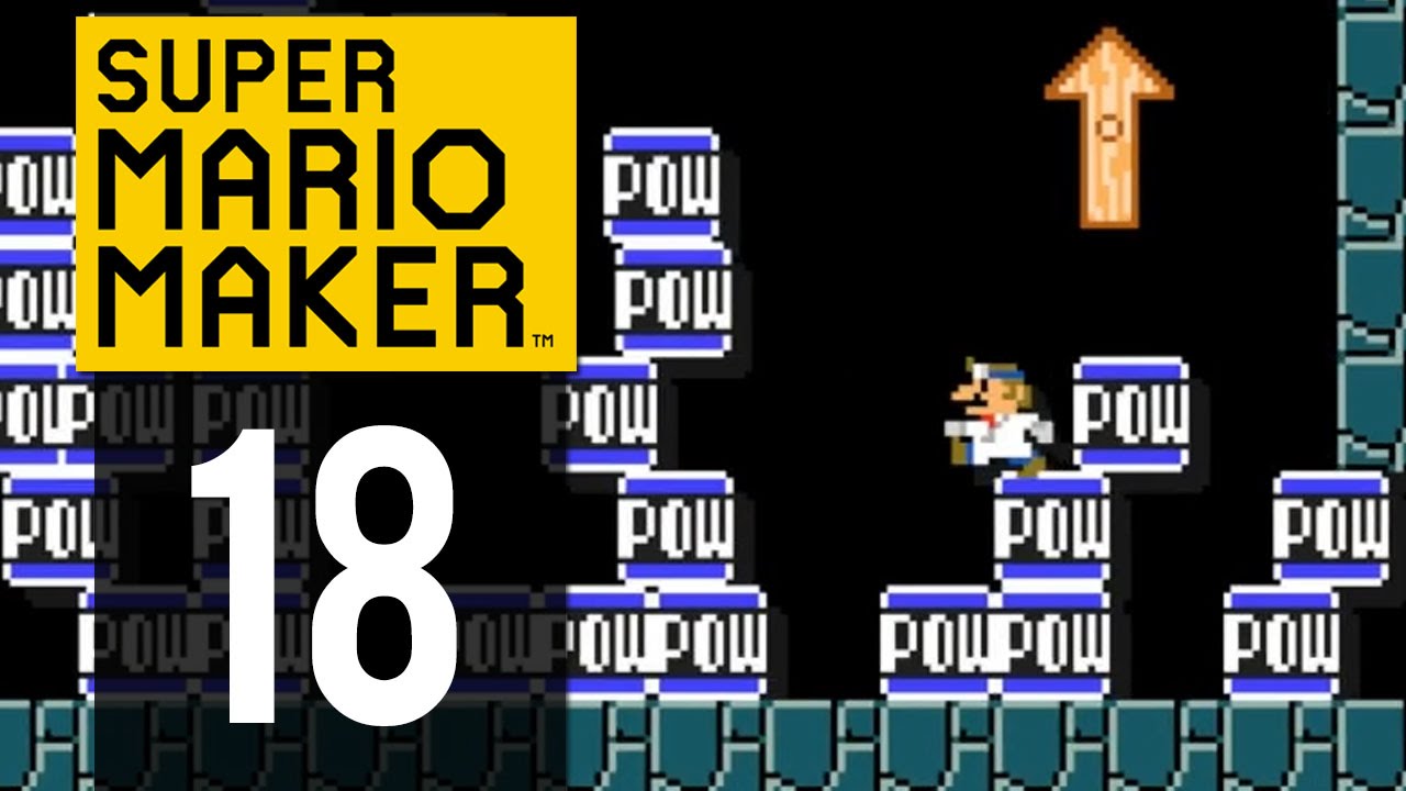 Super Mario Maker Gameplay - Part 18 - Mario's Many Jobs - YouTube