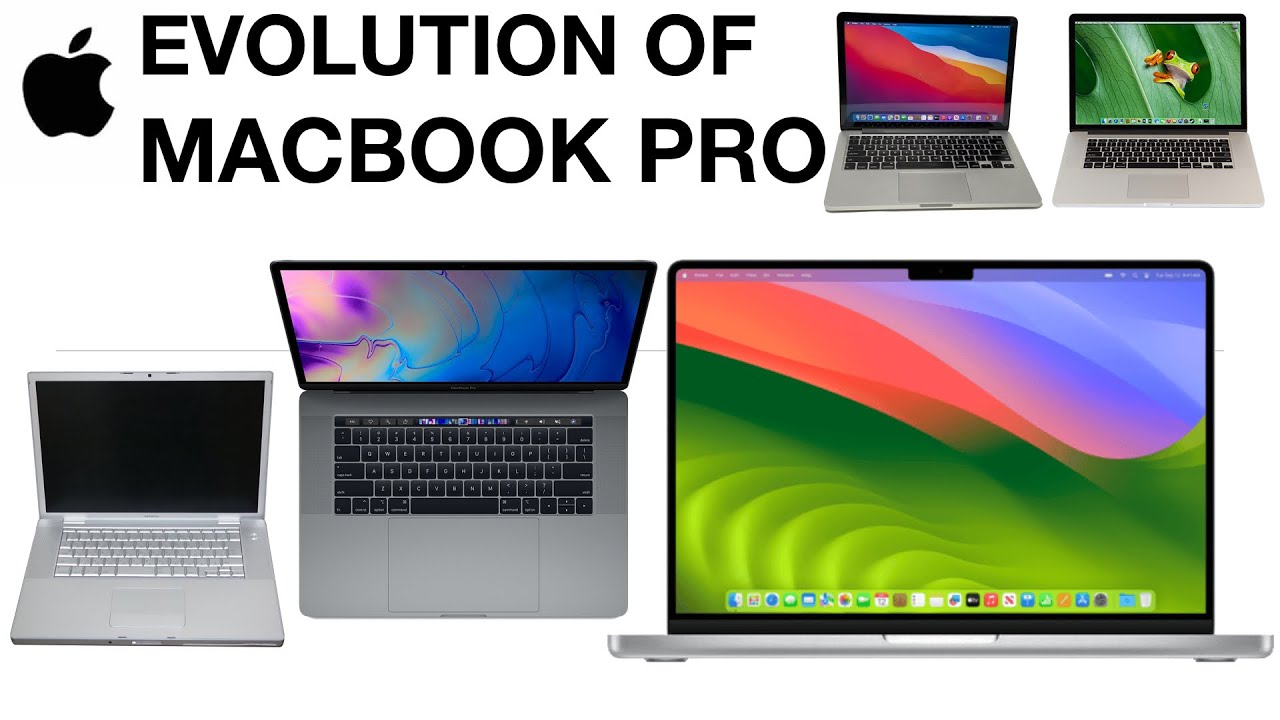 Evolution of MacBook Pro from 2006 to 2024 (Every MacBook Pro Ever ...