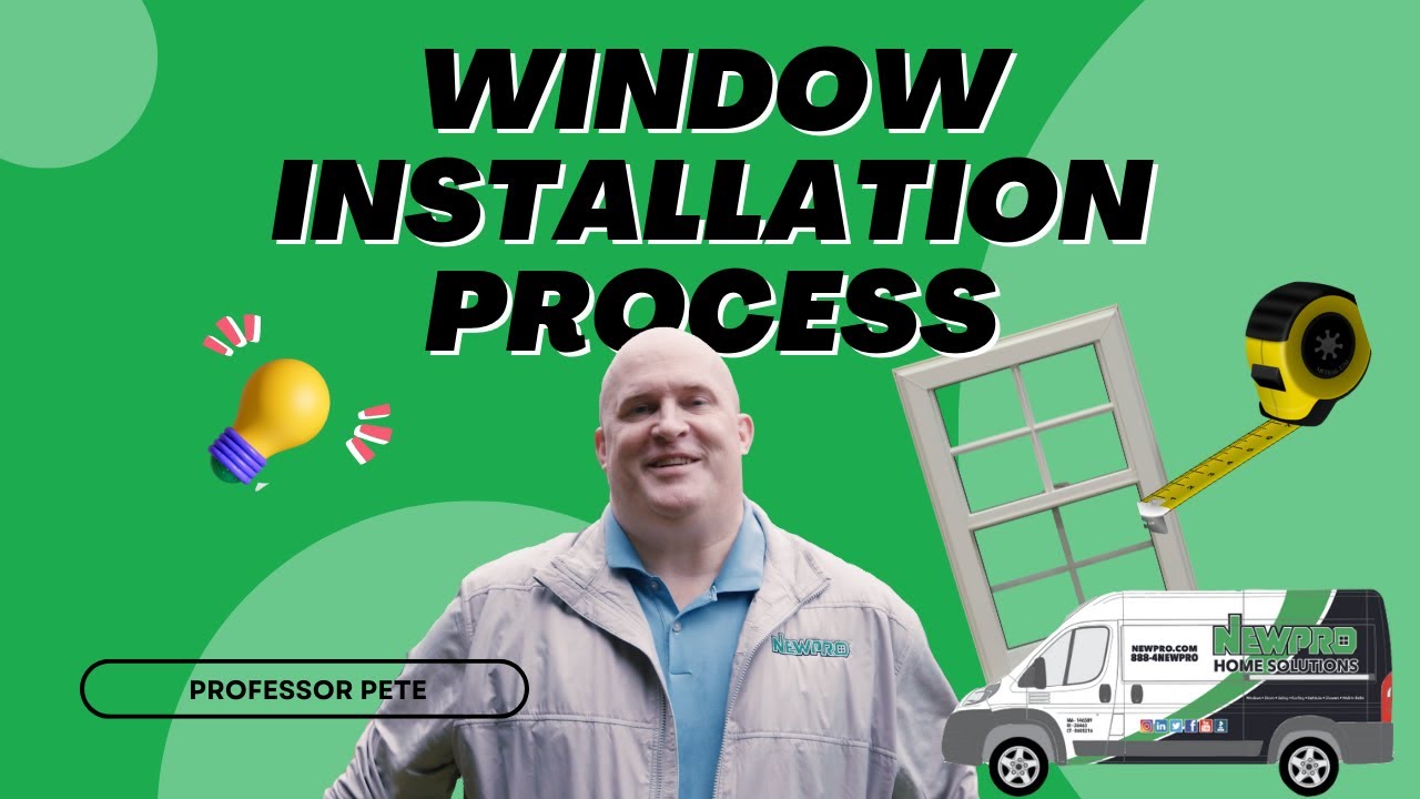 🏡What does the window installation process look like? NEWPRO Home ...