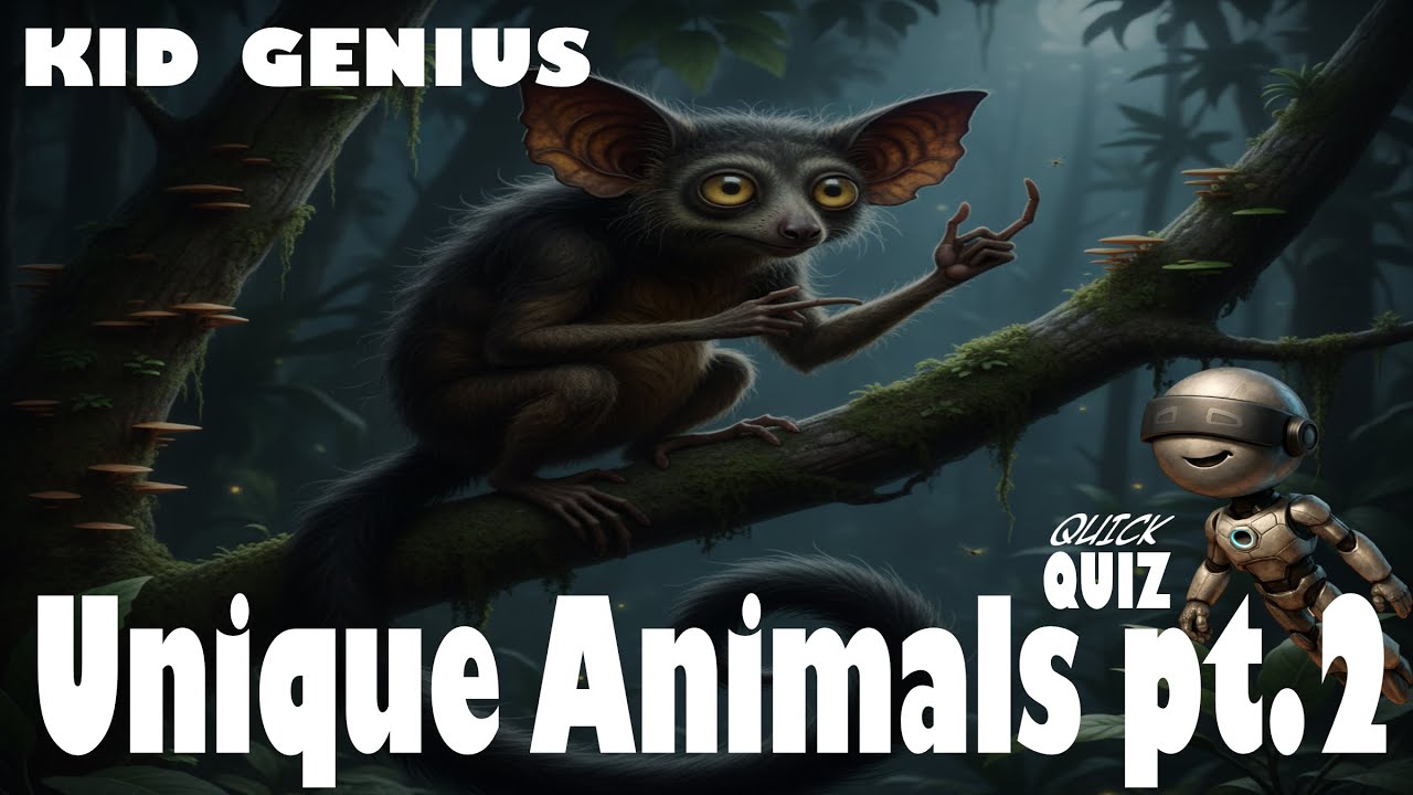 Kid Genius Quiz Zone - Unique Animals (Part 2). - YouTube