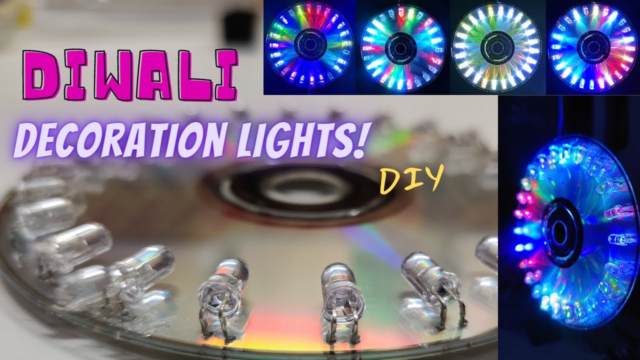 How to make Diwali decoration light at home. दिवाली डेकोरेशन लाइट ...