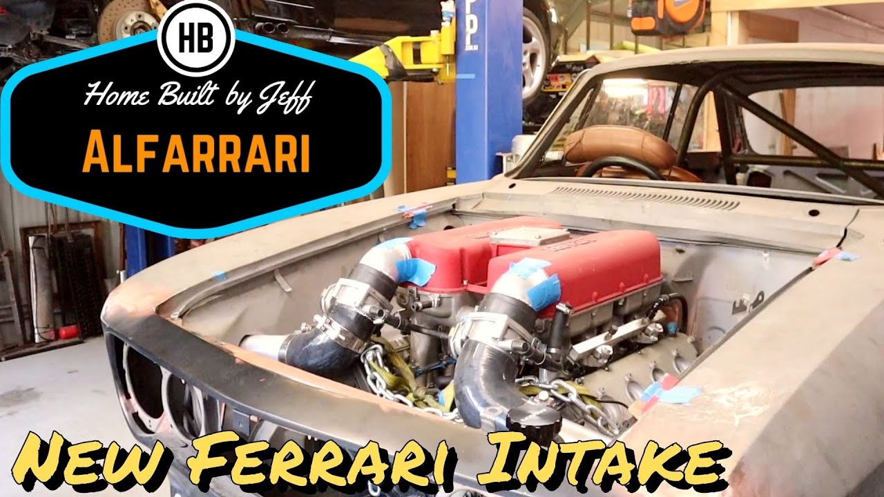 Modifying the Ferrari intake - Ferrari engined Alfa 105 Alfarrari build ...