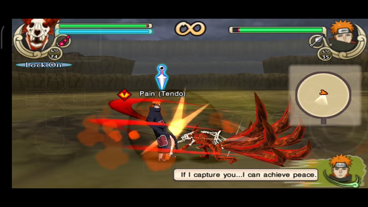 Nine tails vs Pain fight | Naruto Shippuden: Ultimate Ninja Impact ...