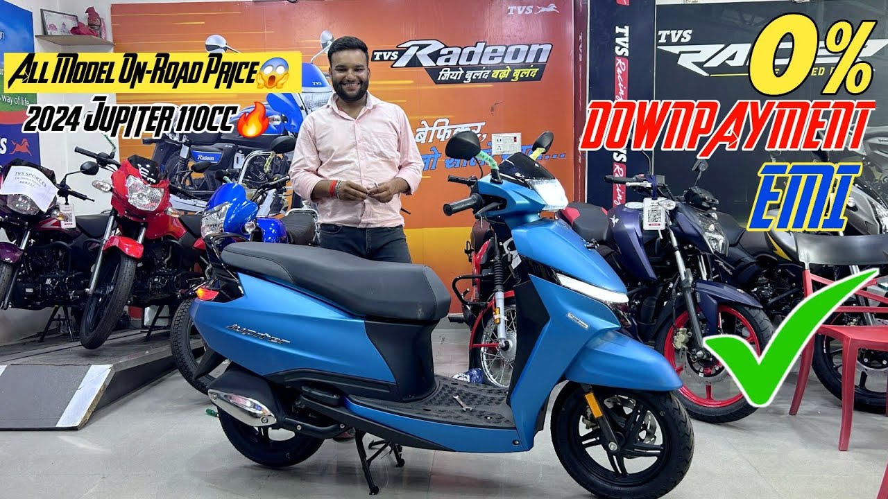 Finally New Tvs Jupiter 110 Best Finance Emi Offer : Jupiter 110 2024 ...