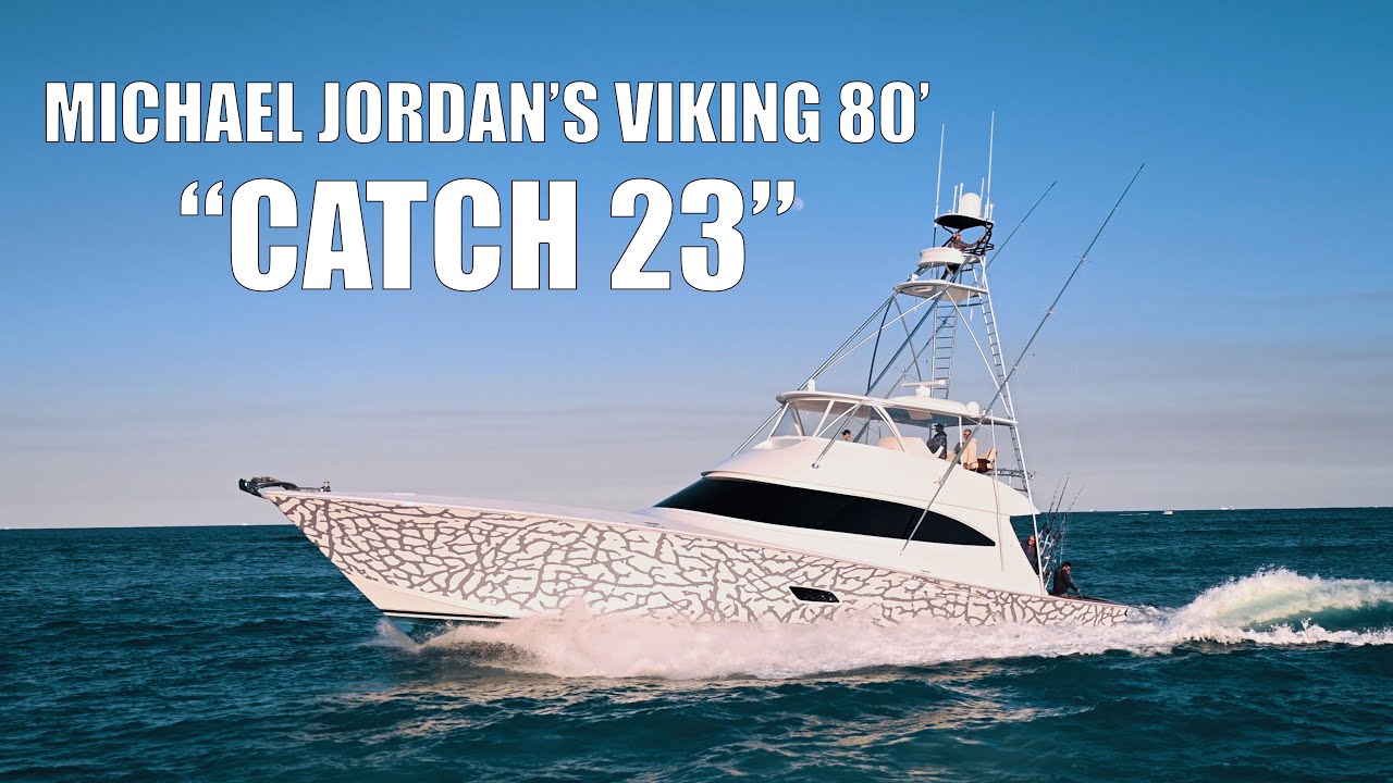 CATCH 23 - JORDAN'S VIKING 80' -Jupiter Inlet - YouTube