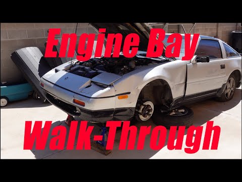 Engine Bay Walkthrough! (300zx Z31) - YouTube