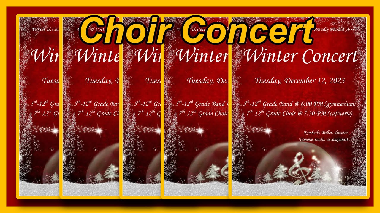 Wright Winter Choir Concert - YouTube