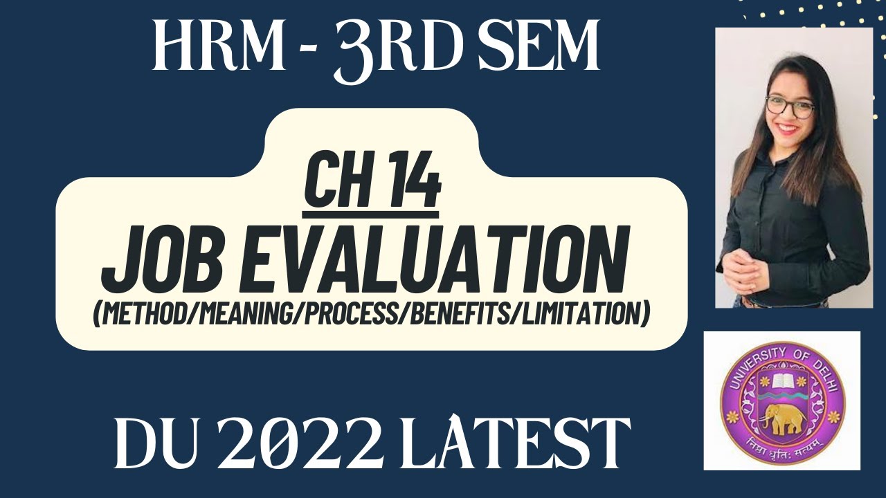 Chapter-14 / Job evaluation / Methods / Ranking/ Classification ... Chapter-14 / Job evaluation / Methods / Ranking/ Classification ...