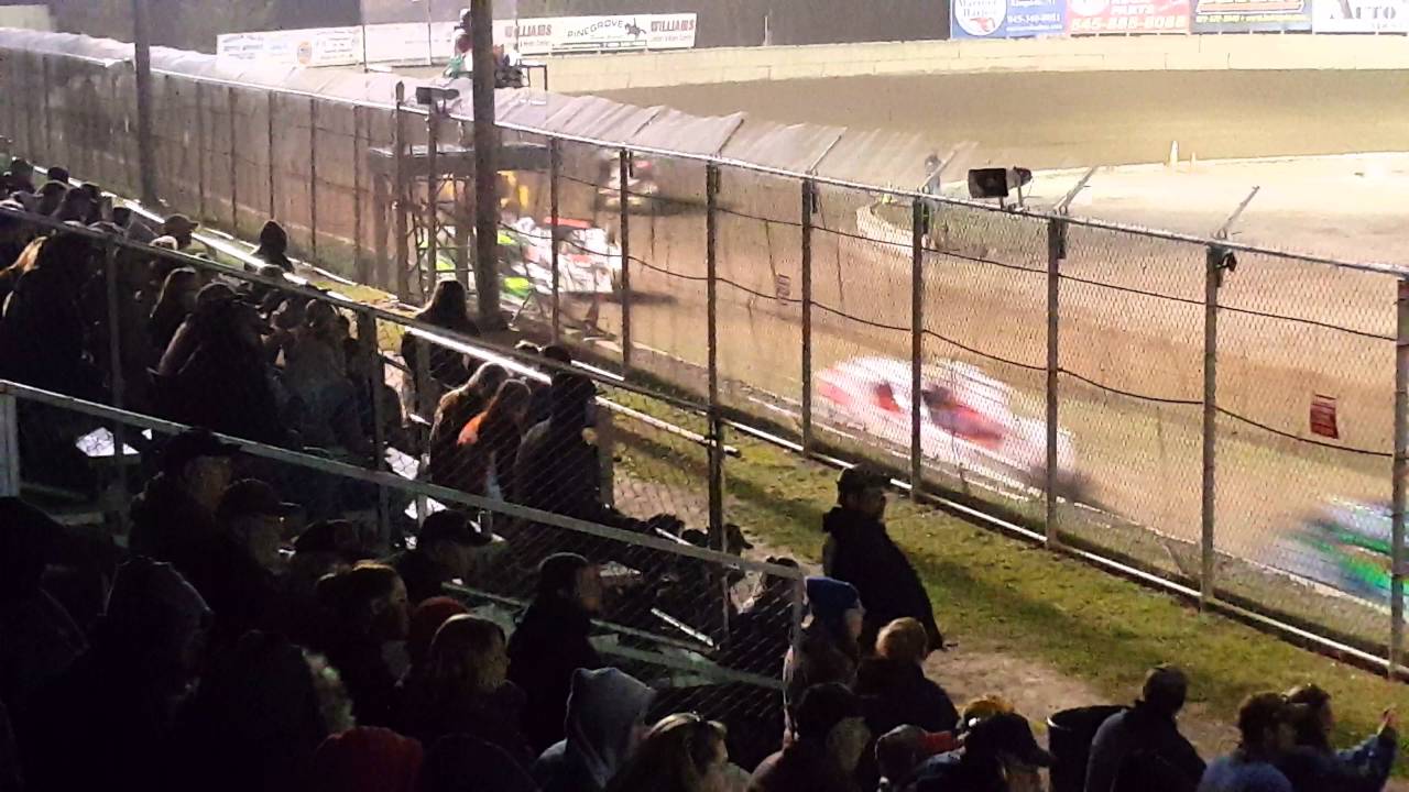 Accord Speedway on 4-15-16 Sportsman feature - YouTube