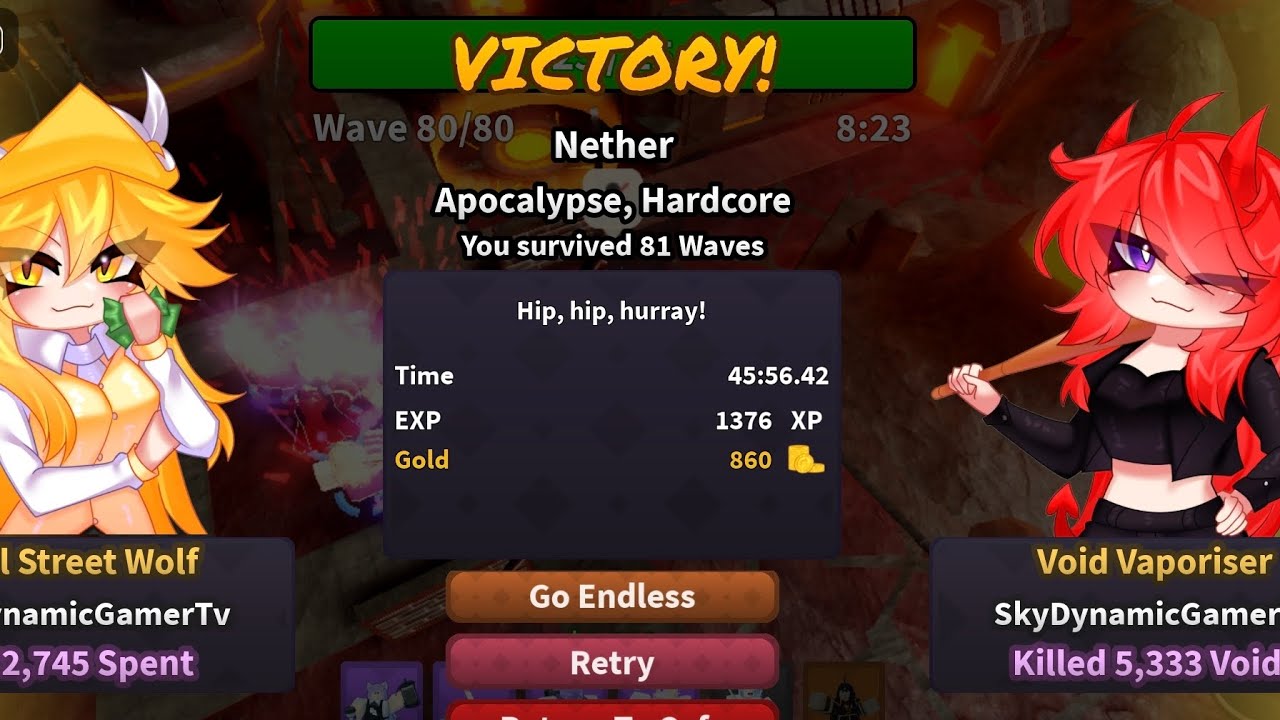 Solo Apocalypse Hardcore_Nether[Rika&support only]|| Arena:Tower ...