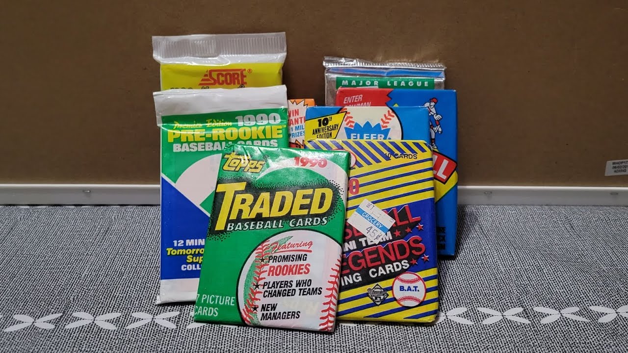 Massive 1990 Baseball Card Flashback! Iconic 90s Card Pull #junkwax # ...