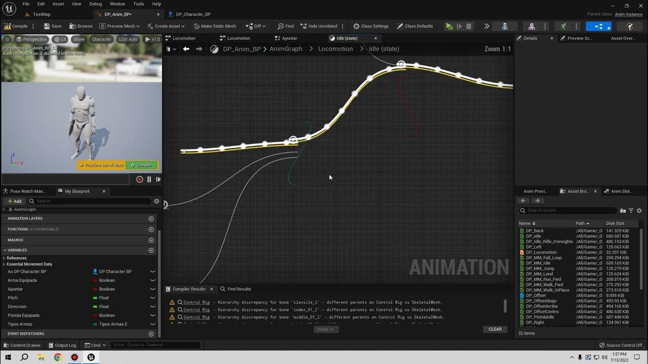 Unreal Engine: Remake GTA para UE5 (Parte 23: Preparando Anim BP para añadir más armas) - YouTube