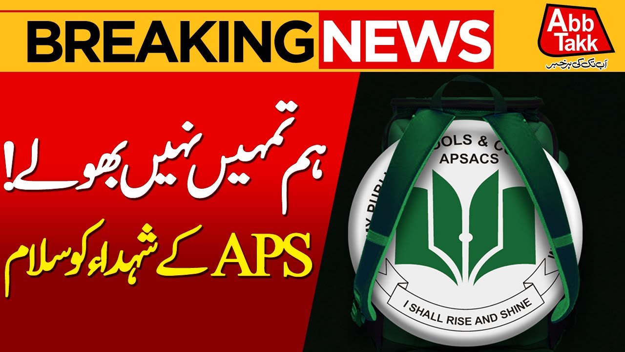 President Zardari, PM Shehbaz Sharif & Sharjeel Memon Message On APS ...