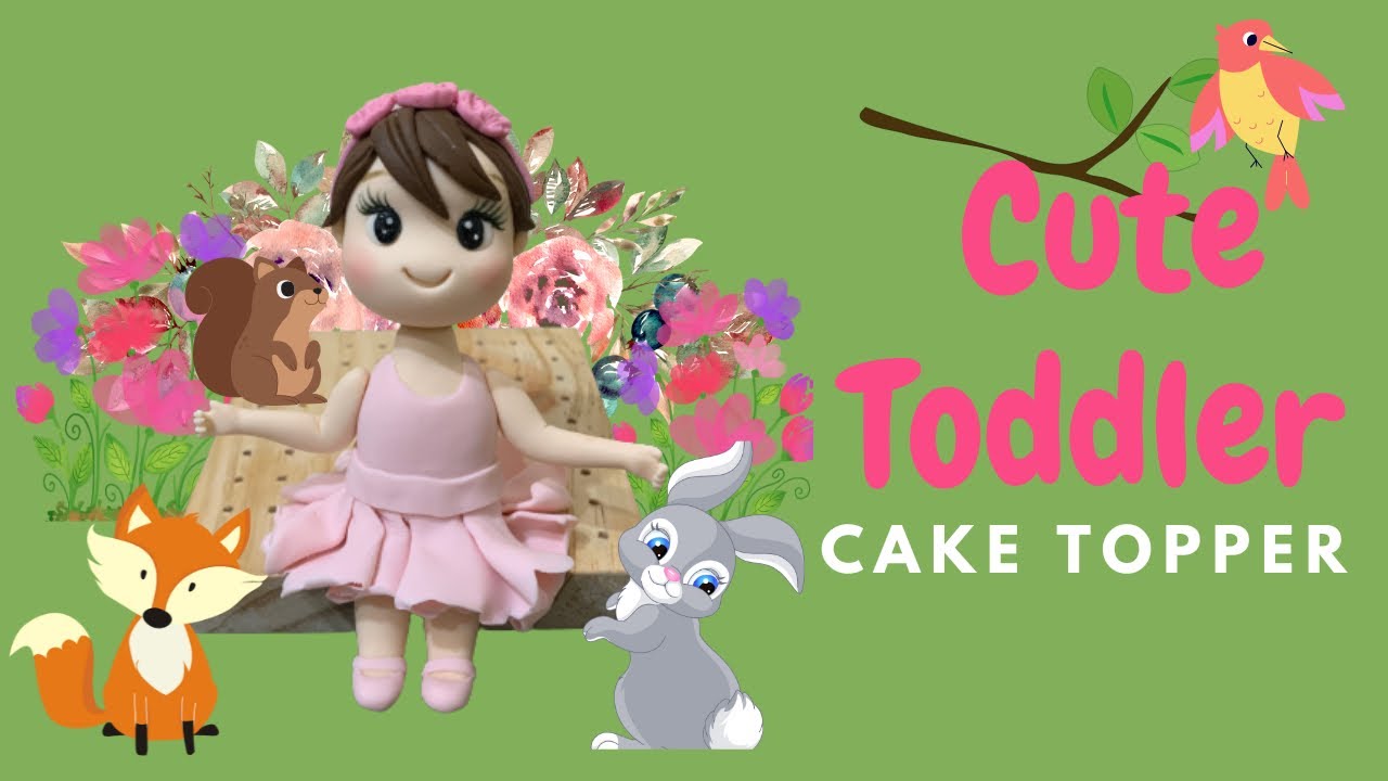 Edible Human Figure Toddler | Cake topper - YouTube