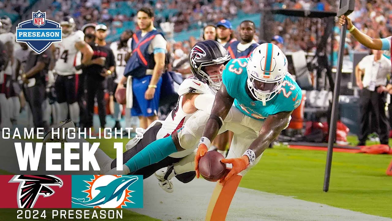 Atlants Falcons vs. Miami Dolphins | 2024 Preseason Week 1 Game ...