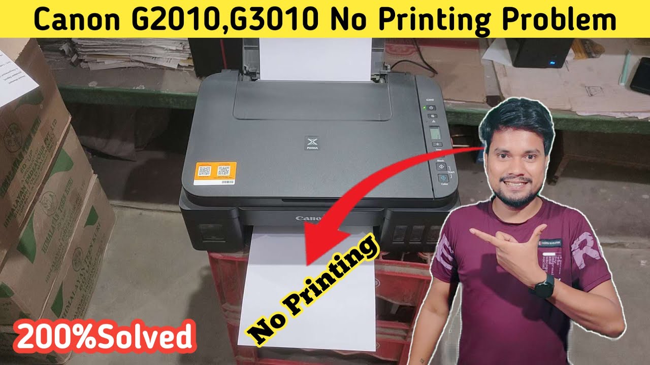 Canon G2010 Not Printing Black Fix | Canon g3010 not printing color ...
