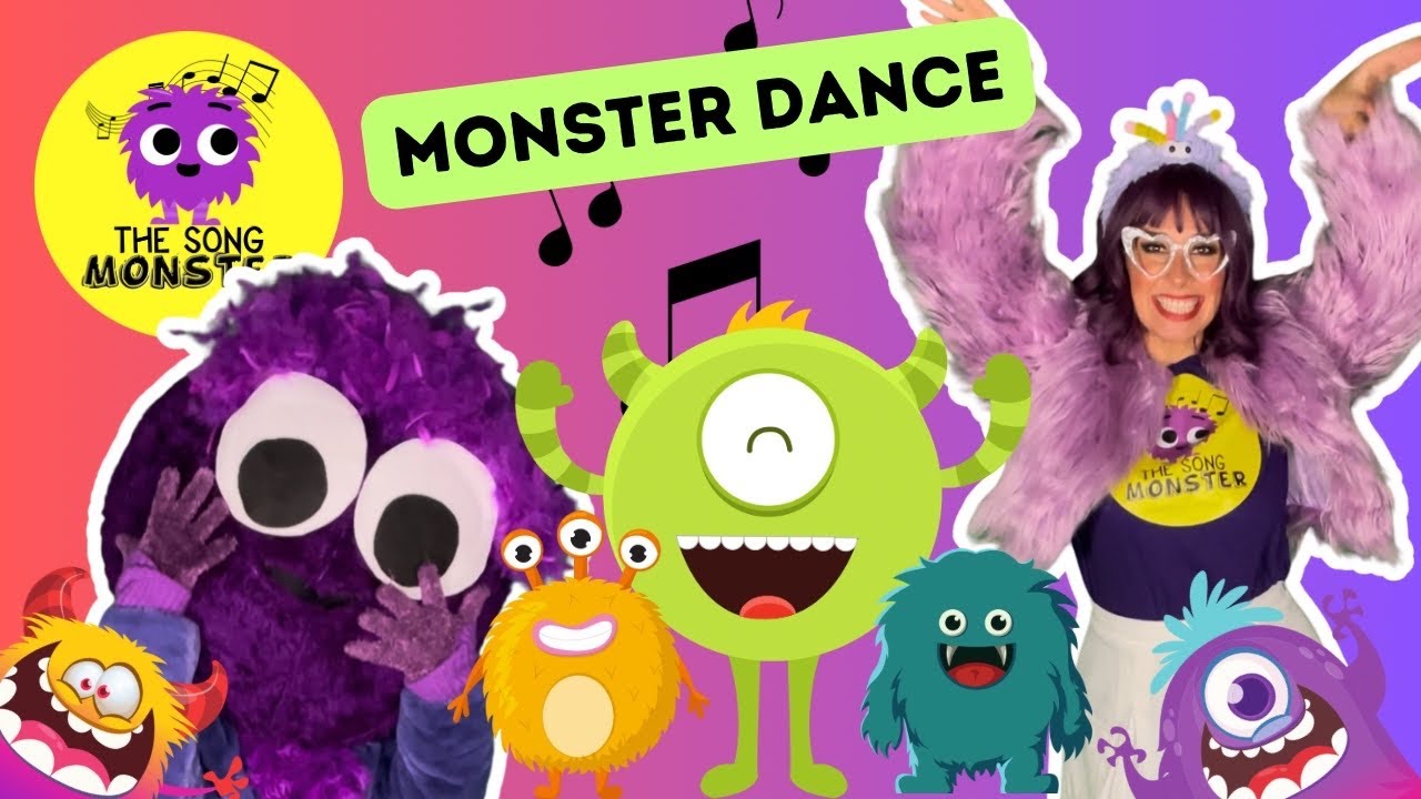 Monster Dance for Kids - Fun Halloween Song with Easy Dance Moves ...