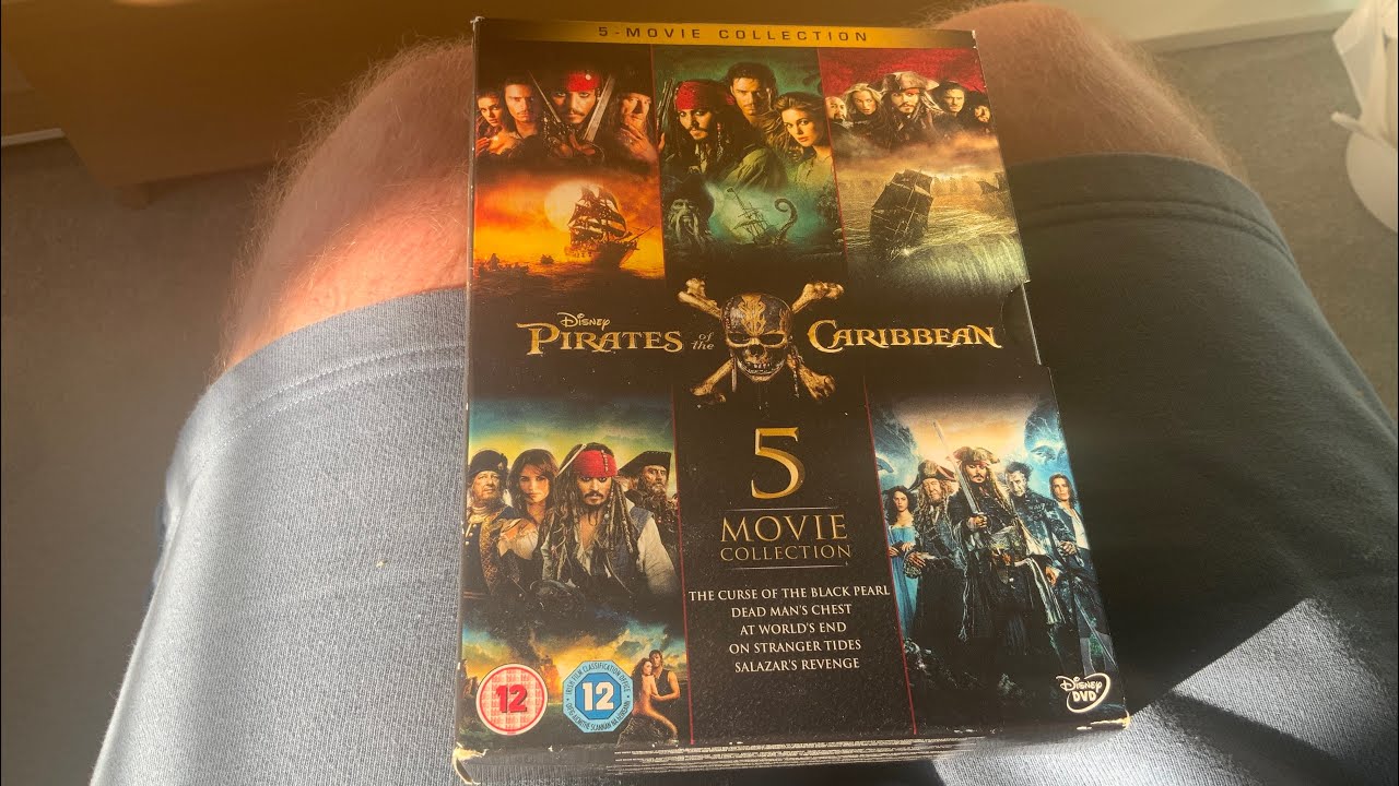 MY JOHNNY DEEP PIRATES OF THE CARIBBEAN of DISNEY DVD COLLECTION ...