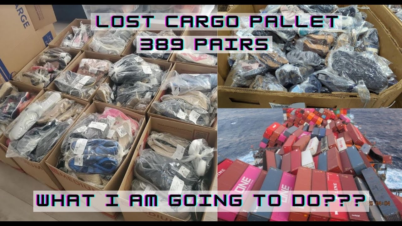 Lost Cargo Pallet 389 Pairs Of Shoes To Sell On Ebay - YouTube