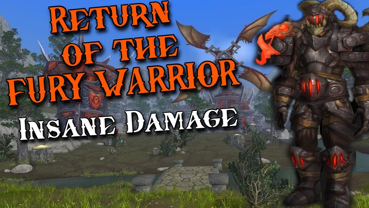 FURY WARRIOR RETURNS! Fury Warrior PvP - WoW 10.2.6 Dragonflight - YouTube
