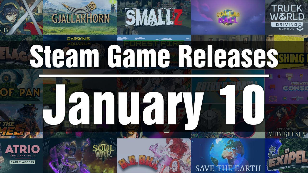 New Steam Games - Tuesday January 10 2023 - YouTube