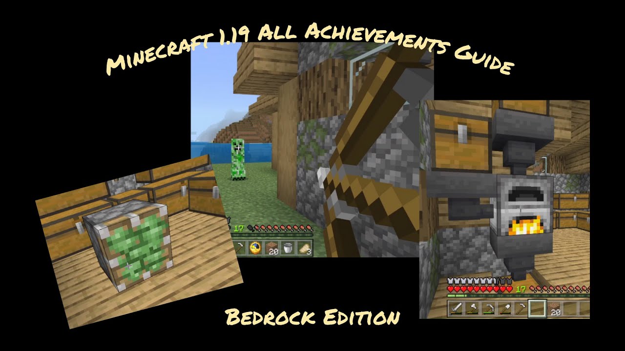 Inception, Archer, Smelt Everything! and More! - All Achievements Guide Minecraft Bedrock 1.19 ...