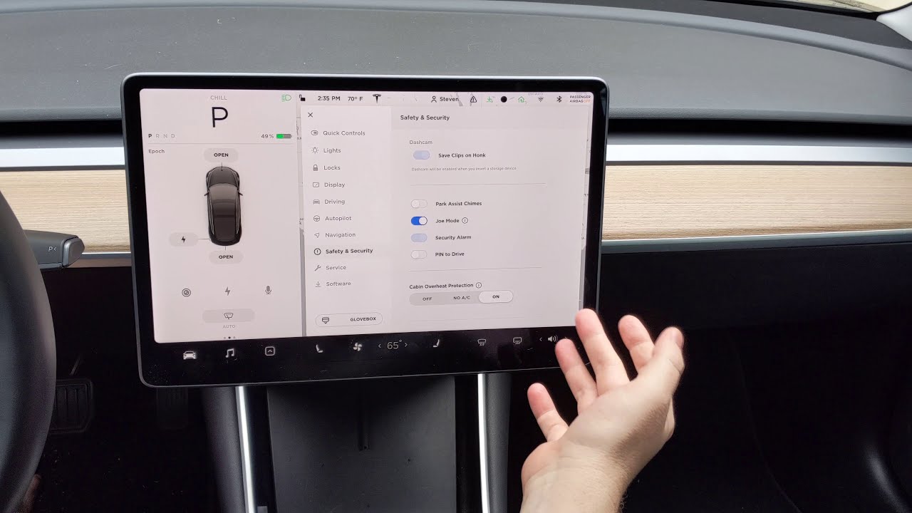 How to use Joe Mode in a Tesla Model 3 | My Electric Adventure - YouTube