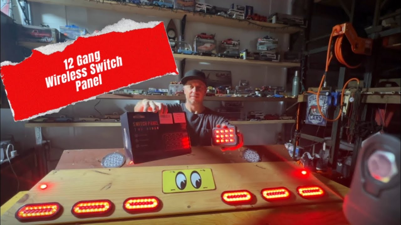 The PARTSam 12 gang wireless switch panel & lights are super cool to ...