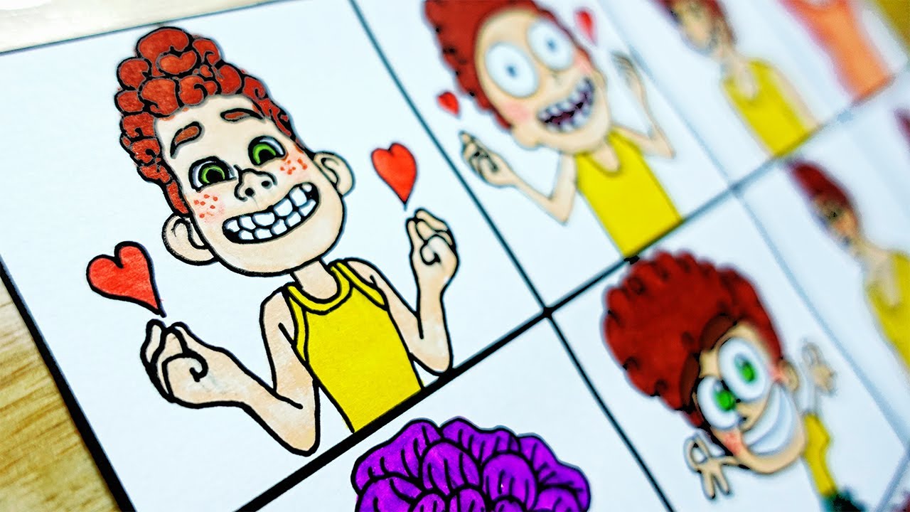 Drawing ALBERTO in Different Styles | Disney Pixar LUCA 2021 Movie ...