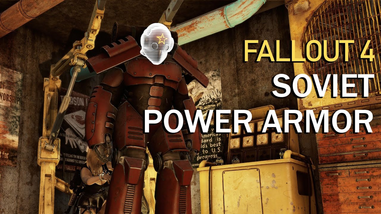 A Brand New Power Armor From Soviet - Fallout 4 Mods Of The Week - YouTube