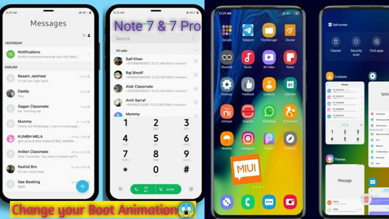 5 best themes for redmi note 7 ,7 pro boot animation change charging ...