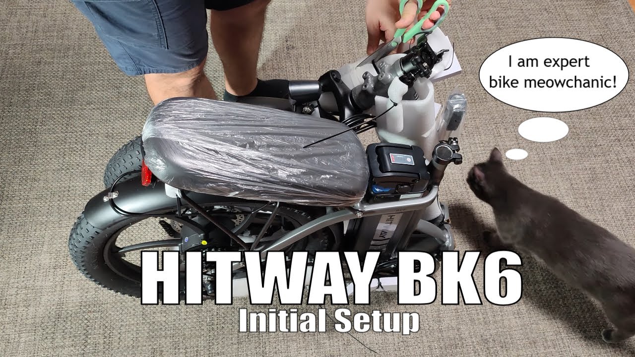 Hitway BK6 eBike Initial Setup & Install Guide - YouTube