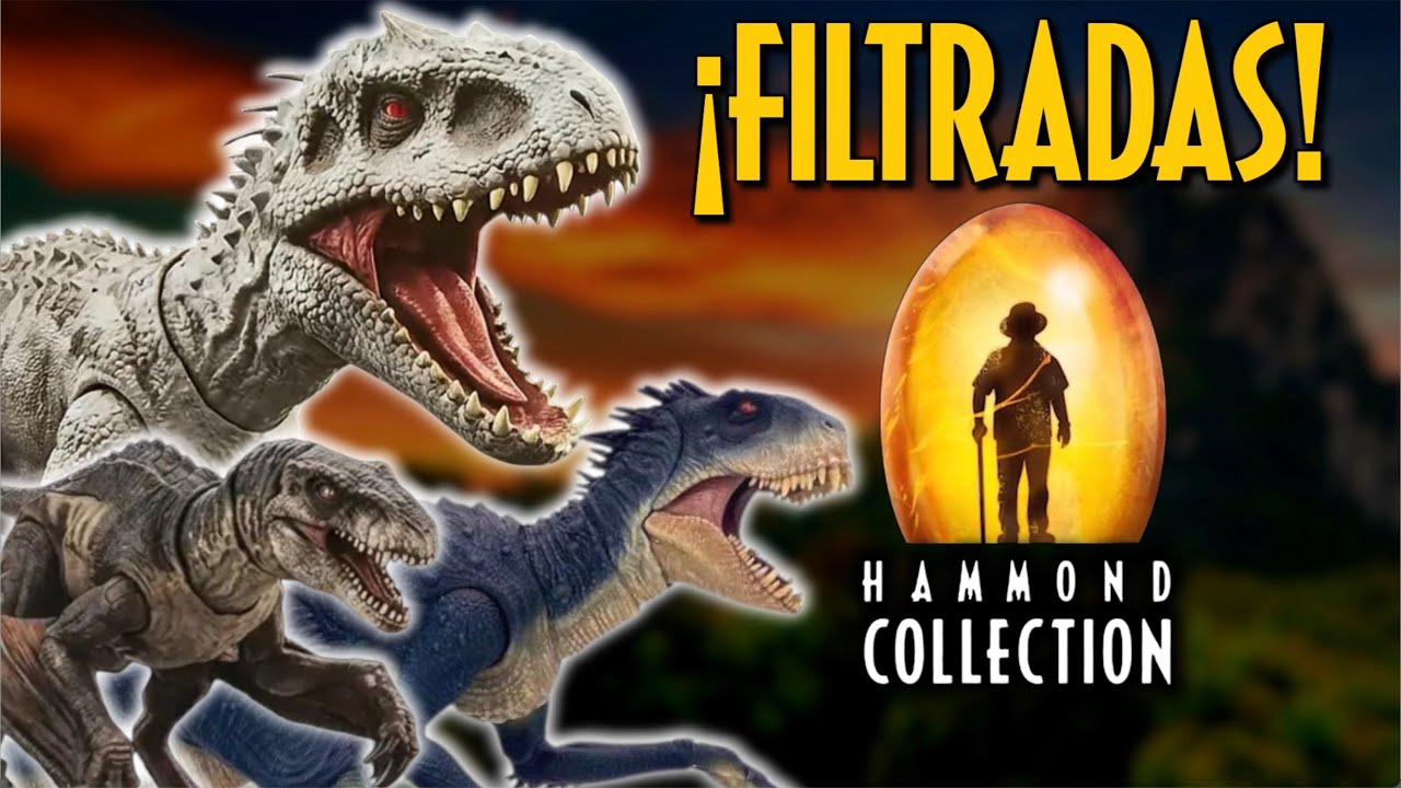 FILTRADAS las FIGURAS HAMMOND COLLECTION de INDOMINUS REX, SCORPIOS REX ...