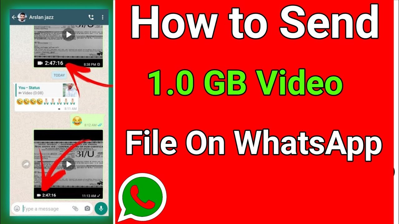 How To Send Long Video On WhatsApp Send Full Video On WhatsApp YouTube How To Send Long Video On WhatsApp Send Full Video On WhatsApp YouTube