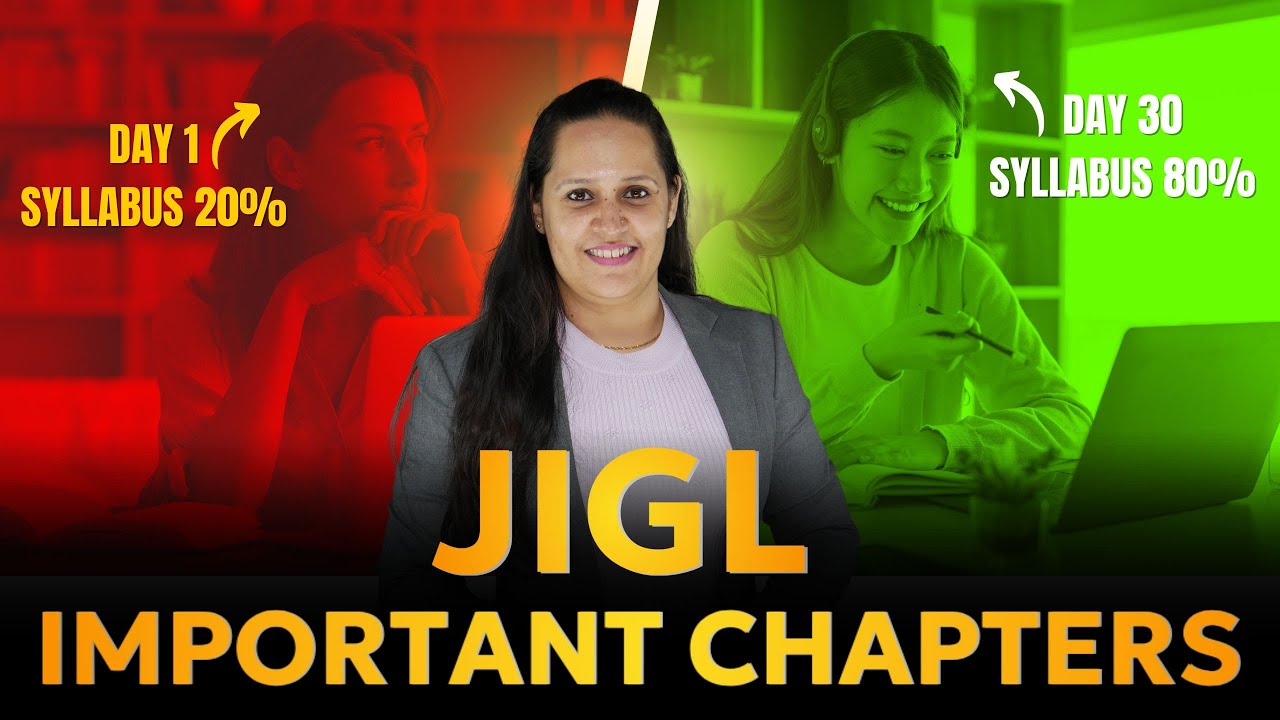 JIGL Important Chapters: What Toppers Won't Tell You - YouTube