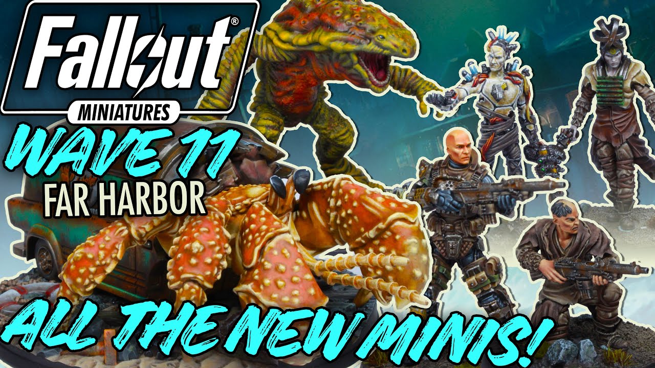 Fallout: Miniatures Reveal - Wave 11: Far Harbour / Fallout: Factions ...