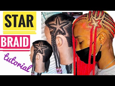 Star Braids Tutorial #starbraid - YouTube