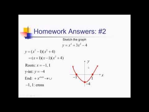 Graphing Polynomials in Standard Form: Problem Set #2 - YouTube