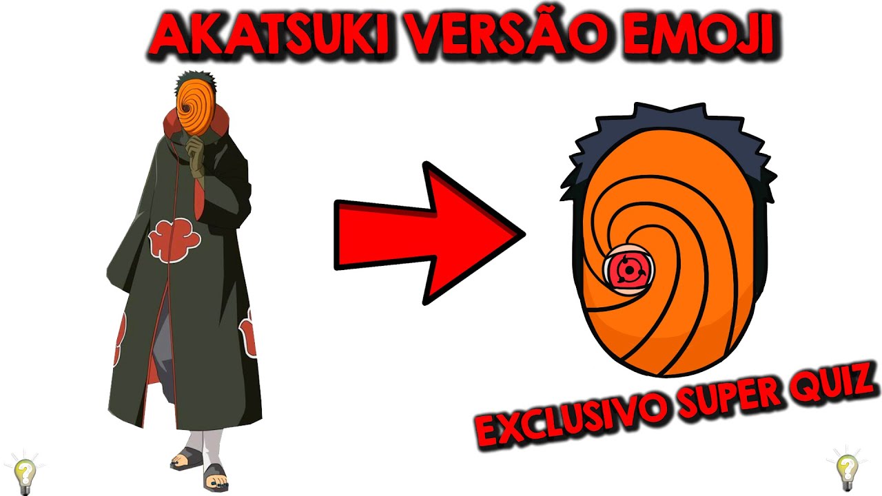 TRANSFORMEI OS MEMBROS DA AKATSUKI EM EMOJIS! AKATSUKI EMOJI NARUTO ...