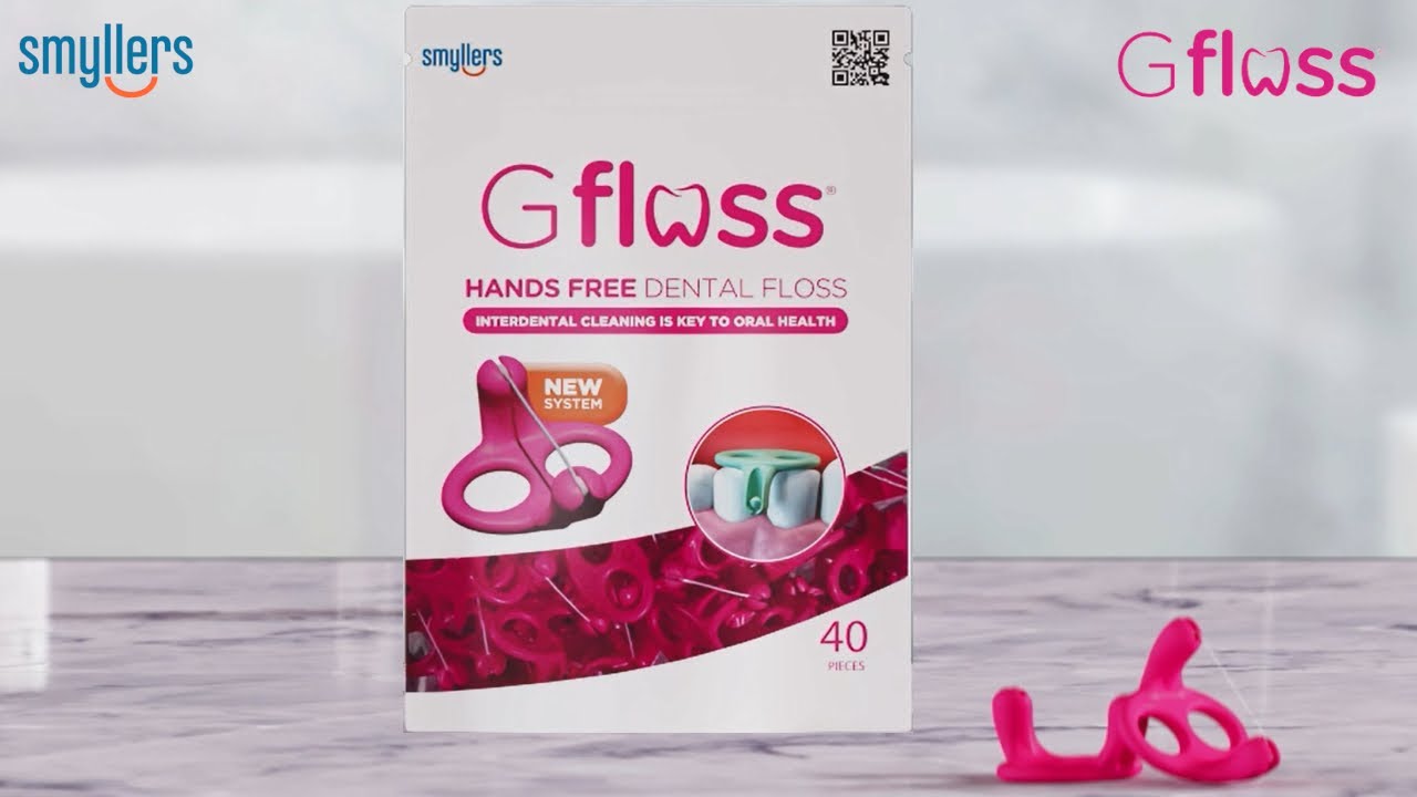 Gfloss hands-free dental floss - YouTube