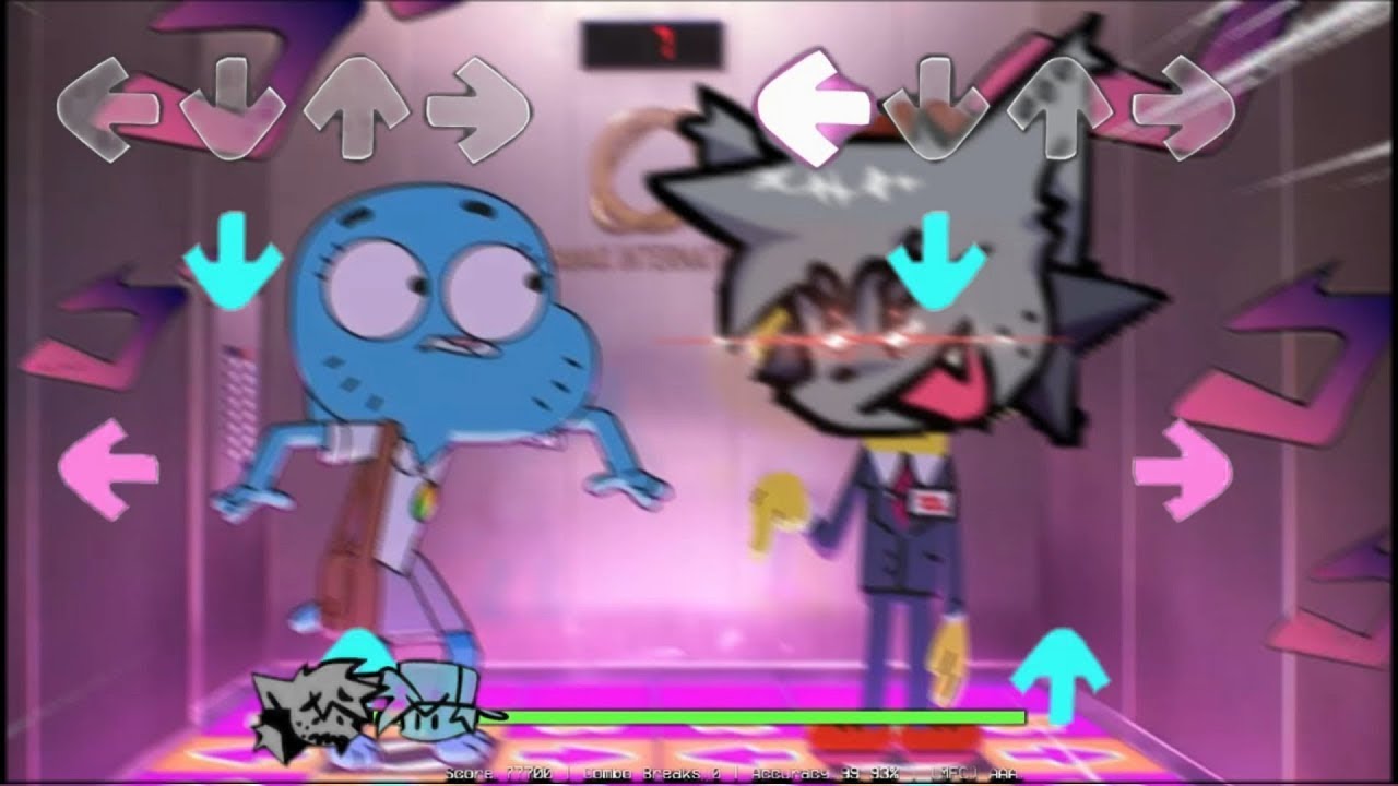 Nyaw - Kapi vs Gumball Friday night funkin - YouTube