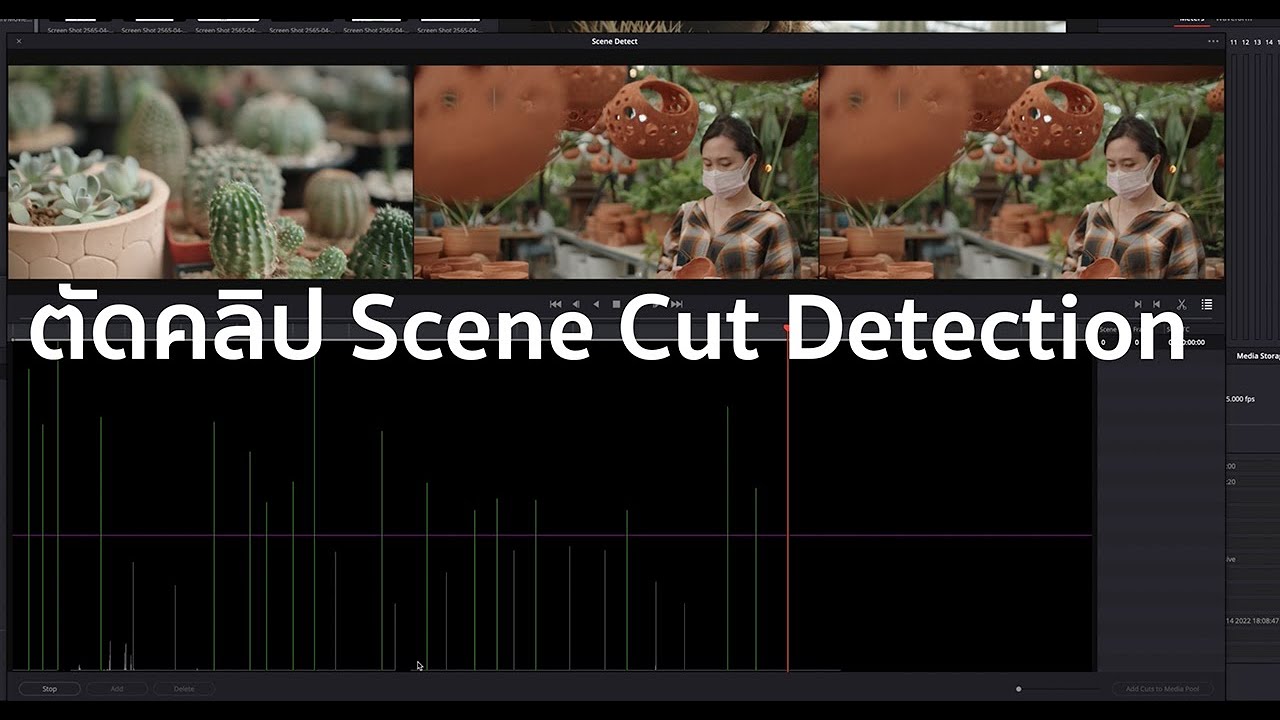 ตัดคลิป Scene Cut Detection ด้วย Davinci Resolve Version 17 - YouTube