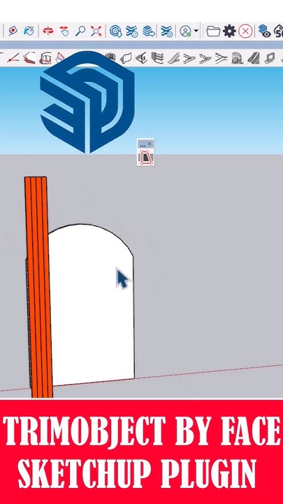 Trim object by Face Sketchup plugin #sketchupplugins #sketchupbeginner #sketchup #sketchuptips ...